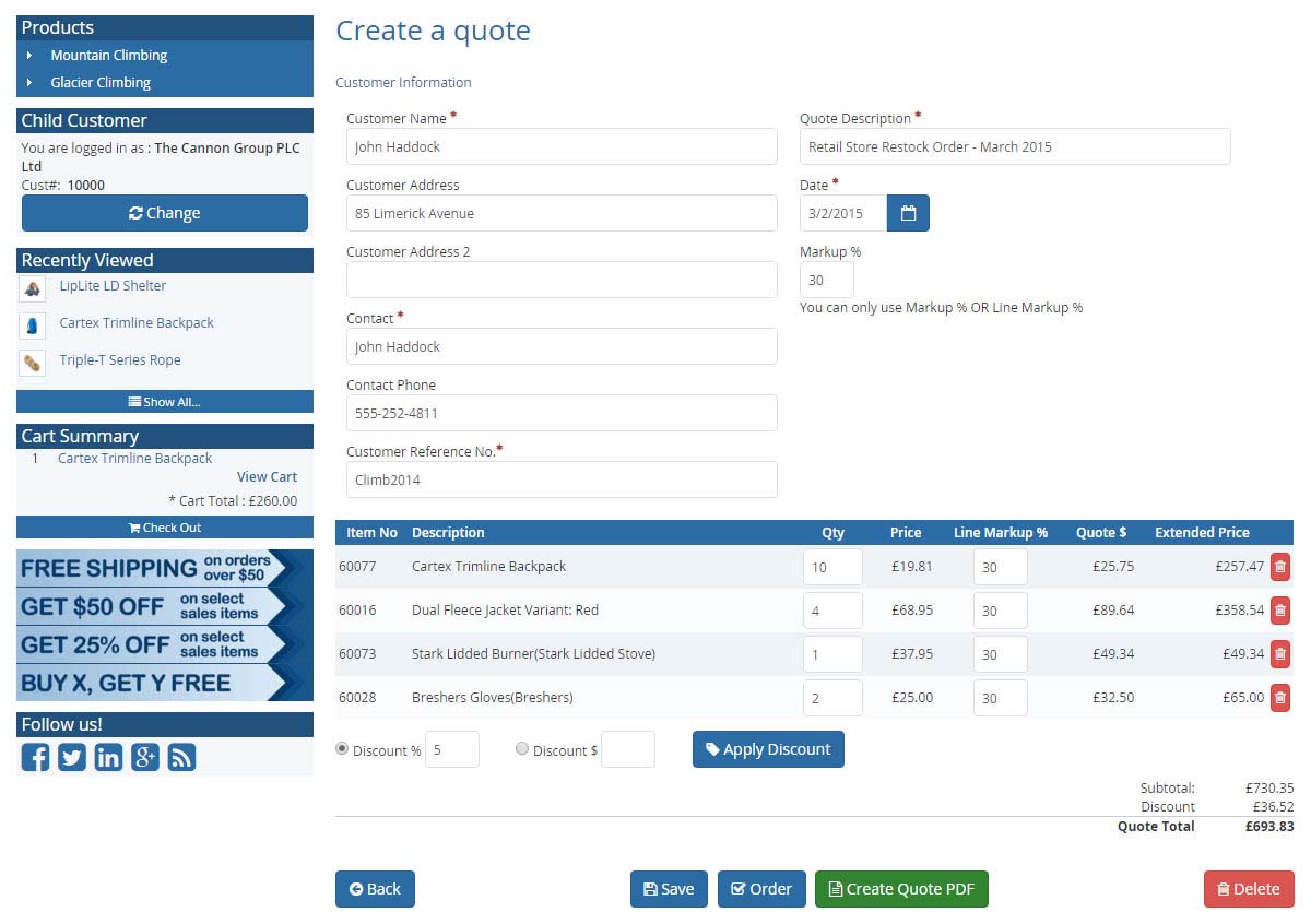 Configurator Examples | Digital Vantage Point
